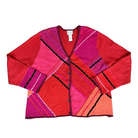 American Vintage | Sweaters | Vintage Abstract Cardigan | Poshmark